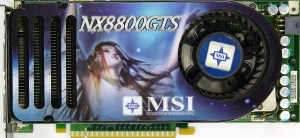 Videokártya MSI GEFORCE 8800 GTS 640MB - Allegro