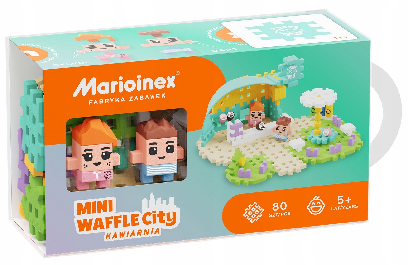 Klocki Mini Wafle City Kawiarnia 80 el Marioinex (5903033903186) • Cena ...