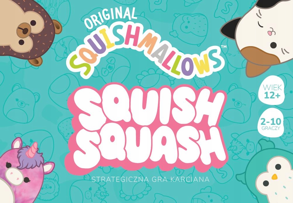 Gra planszowa Gra Squishmallows Squish Squash John Adams • Cena, Opinie - Allegro