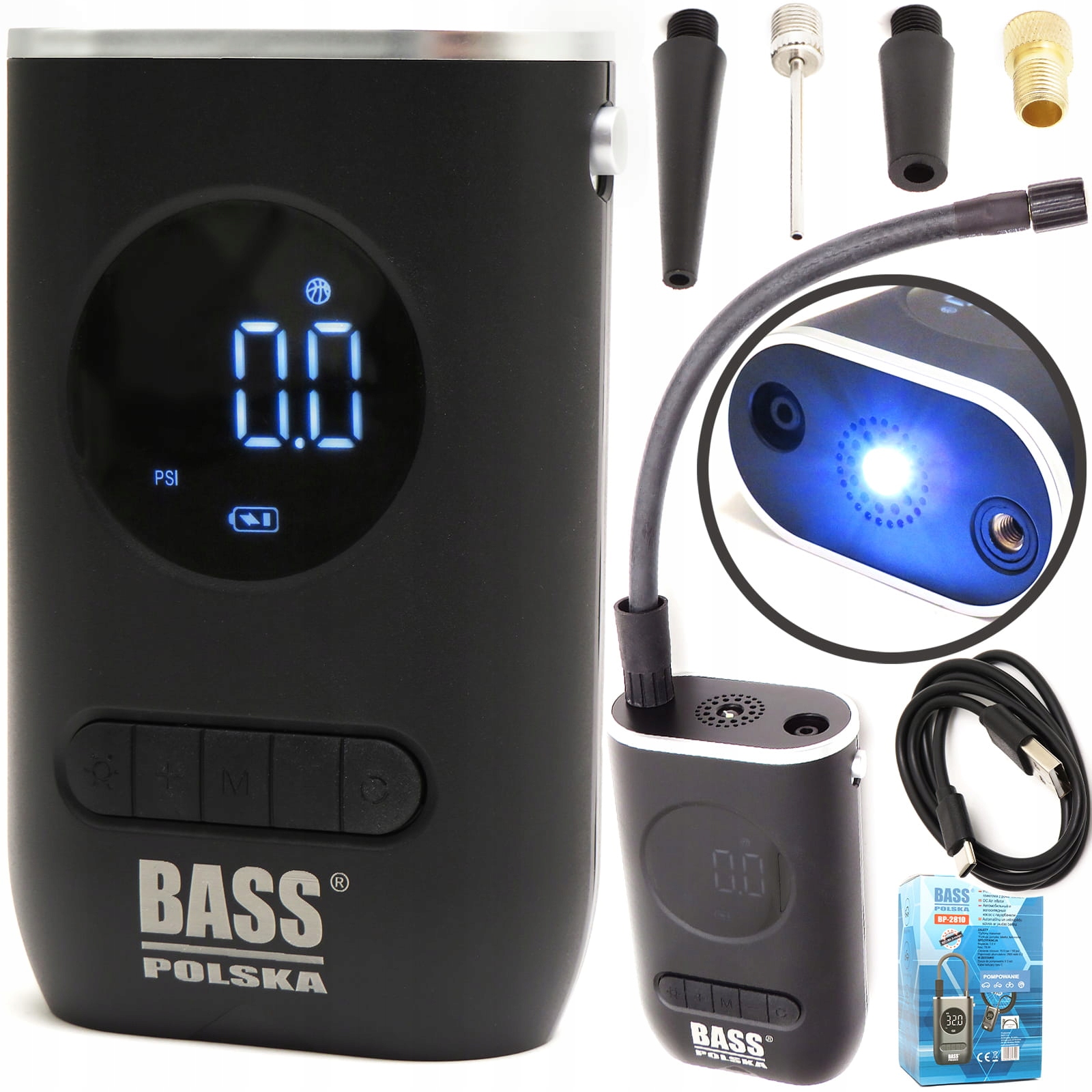 ELEKTRYCZNA POMPKA ROWEROWA KOMPRESOR DO ROWERU - 5902067623190 ...