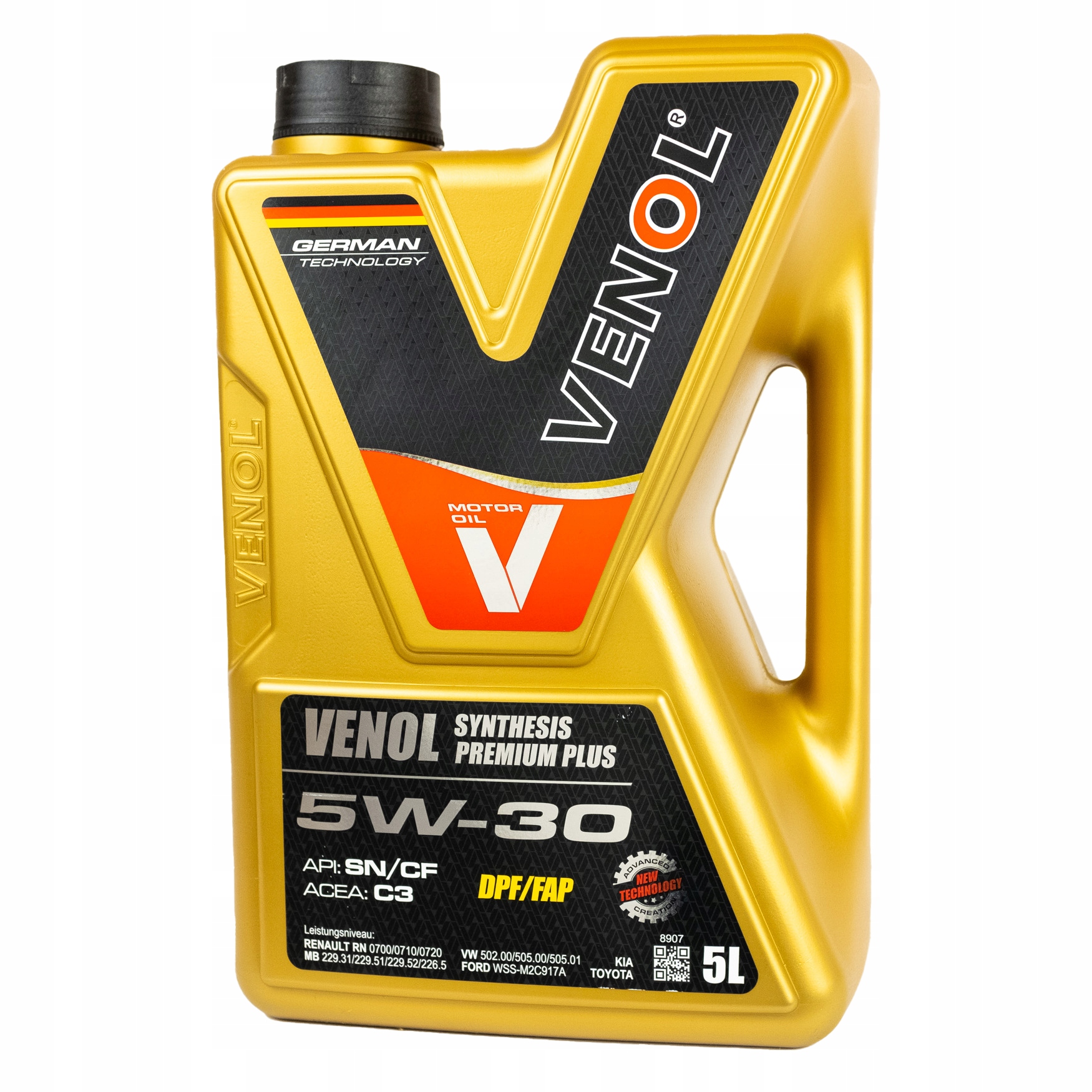 Venol SYNTHESIS PREMIUM PLUS c3 5 l 5W-30 4260037291093 za 100.00PLN z ...