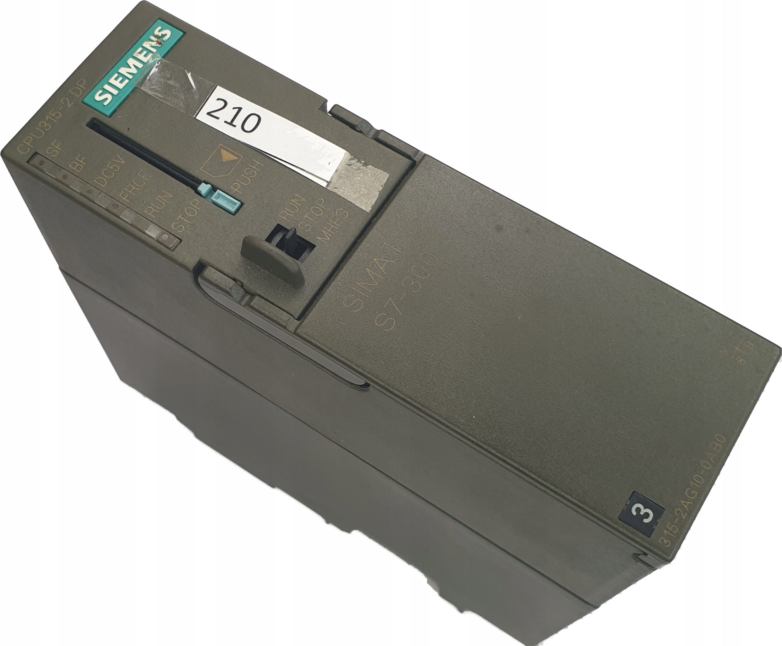 Sterownik PLC SIEMENS SIMATIC S7 1P 6ES7 315-2AG10-0AB0 CPU315-2DP #210 ...