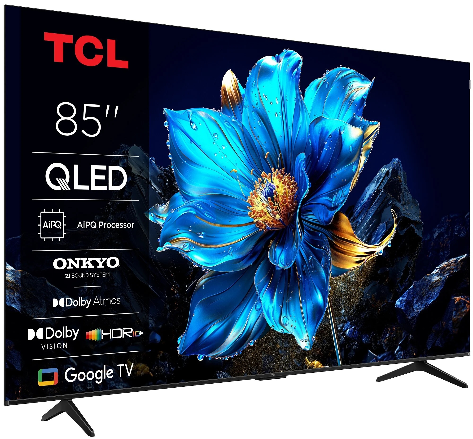 Telewizor TCL 85P79K 85" QLED 4K Google TV Dolby Atmos Dolby Vision - Sklep, Opinie, Cena w Allegro