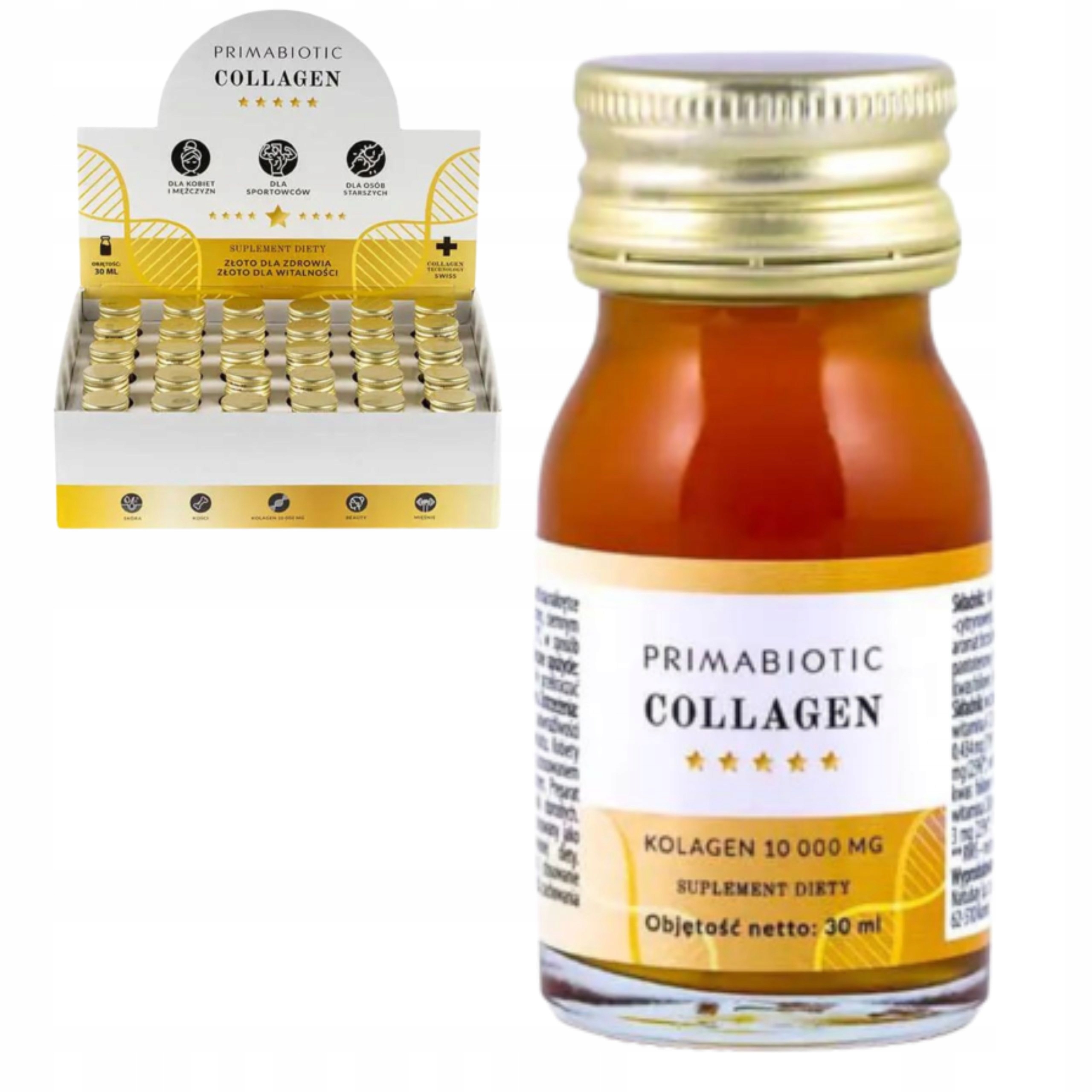 Primabiotic Collagen 30ml x 30szt kolagen do picia 12802553535 - Allegro.pl