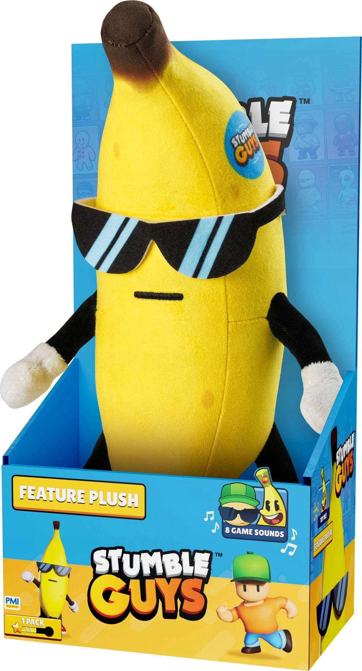 STUMBLE GUYS S2 FEATURE PLUSH 25 cm - BANANA GUY (7290117589199) • Cena ...