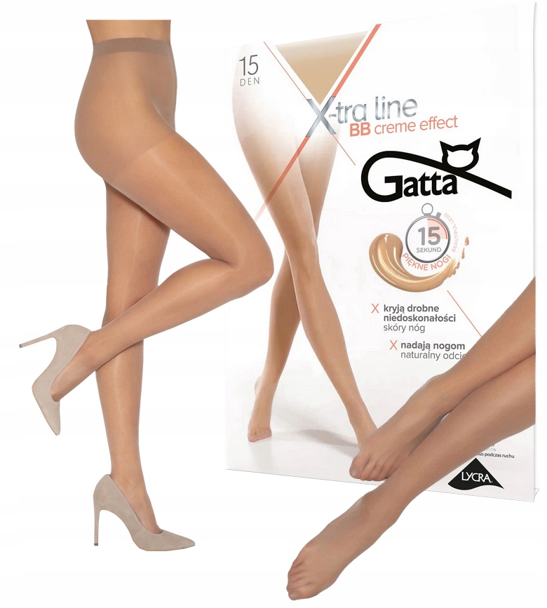 Rajstopy gładkie Gatta BB Creme Effest 15den beżowy Daino rozmiar 3 (5904383011569) • Cena ...