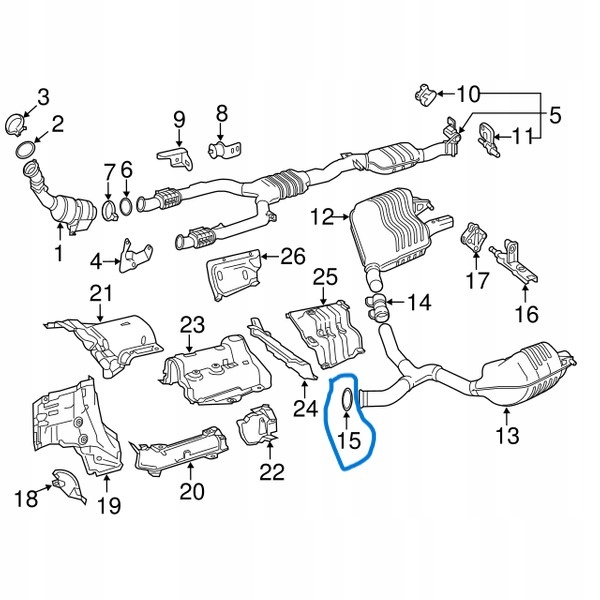ORYGINALNA OBEJMA UKŁADU WYDECHOWEGO A0009951733 za 139.30PLN z Kraków ...