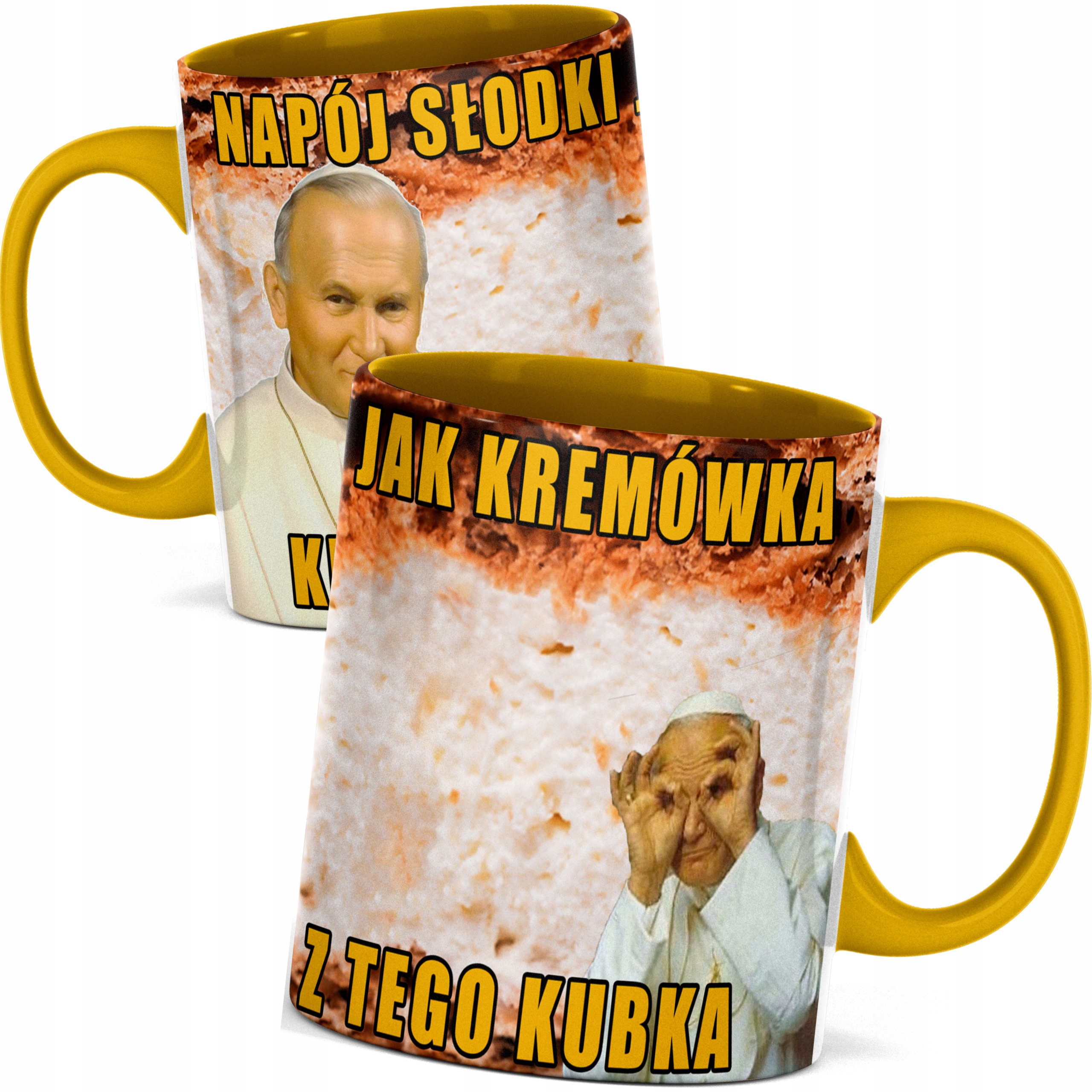 Śmieszny kubek dla kolegi PAPIEŻ 2137 JP2 PAPAJ (prezent upominek ...