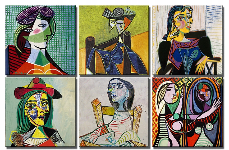 PABLO PICASSO PORTRETY OBRAZ KUBIZM LOFT 6x 30x30 • Cena, Opinie ...