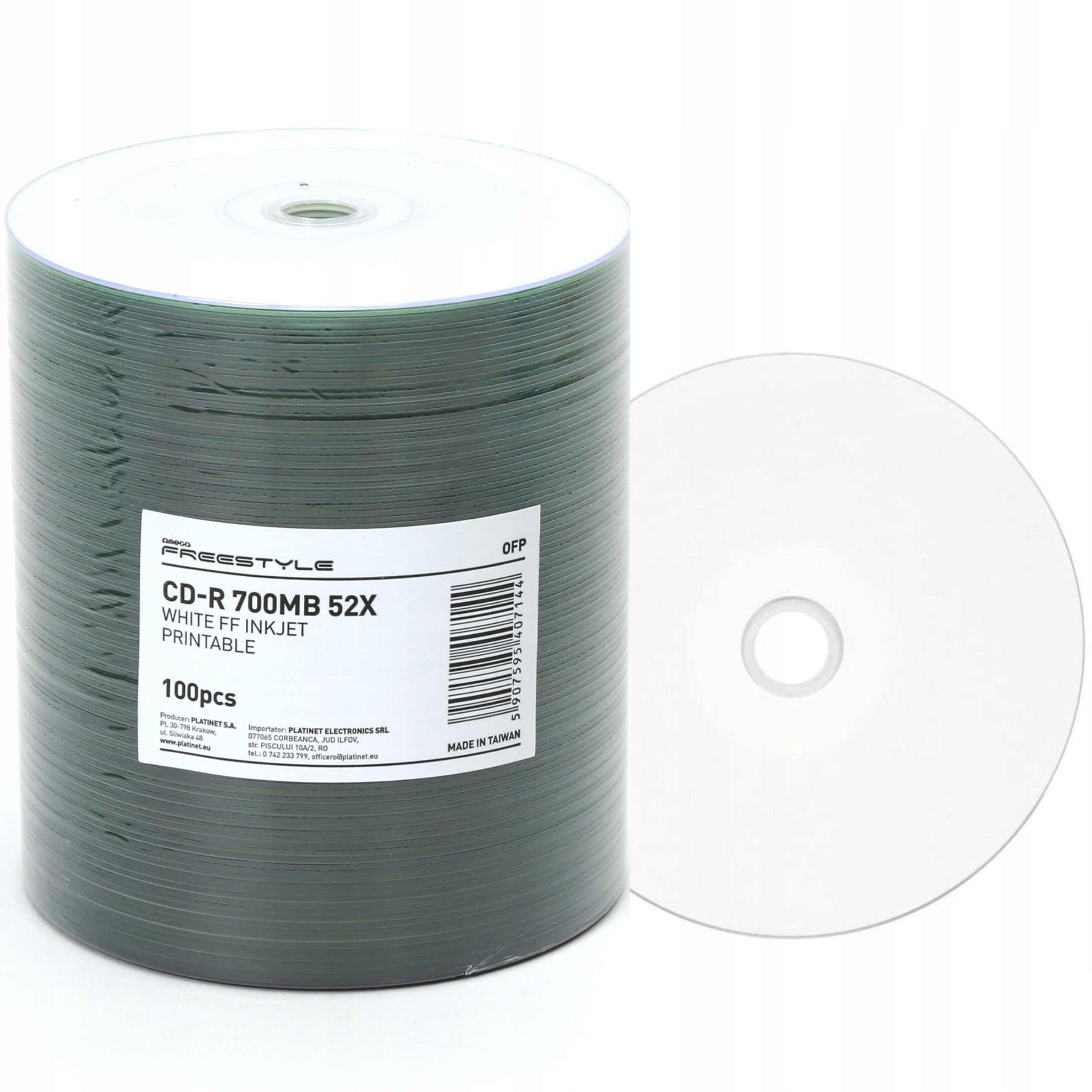 Płyta CD Omega CD-R 700 MB 100 szt. - Sklep, Opinie, Cena w Allegro