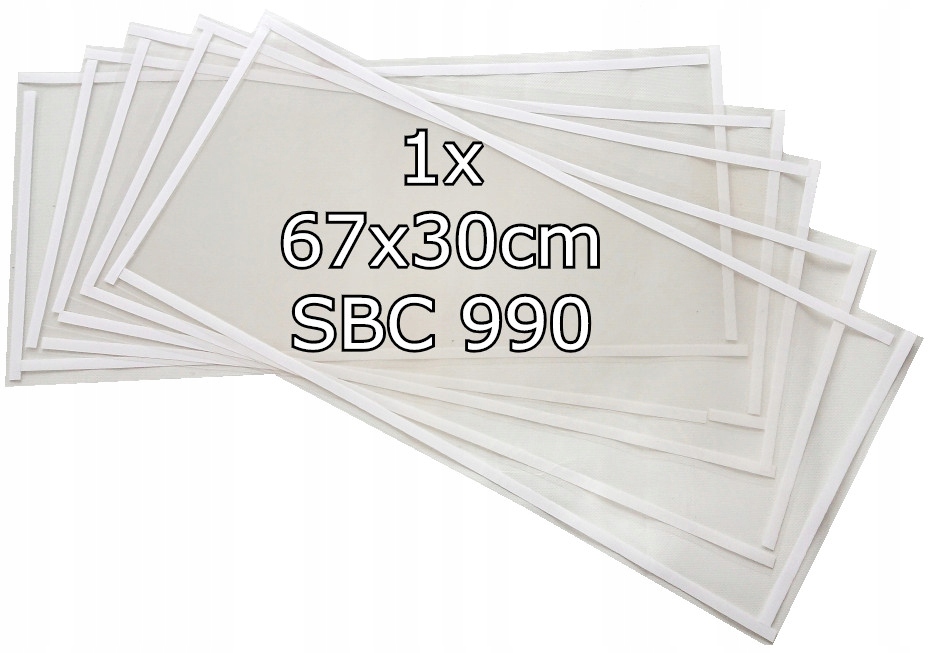 1 x FOLIA OCHRONNA 67x30 NA SZYBĘ PIASKARKI 990L FOLIE EKRAN PIASKARKA 5904959470516 za 9.39PLN ...