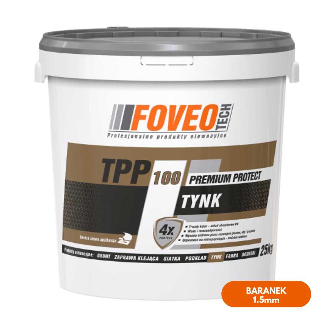 Tynk silikonowy PREMIUM TPP100 Foveo Tech 25kg (5903973232322) • Cena ...