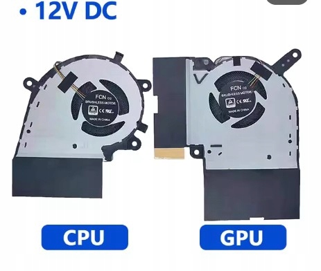 Wentylator Komplet ASUS ROG Strix G531 G731 G732 G512 12V CPU GPU w ...