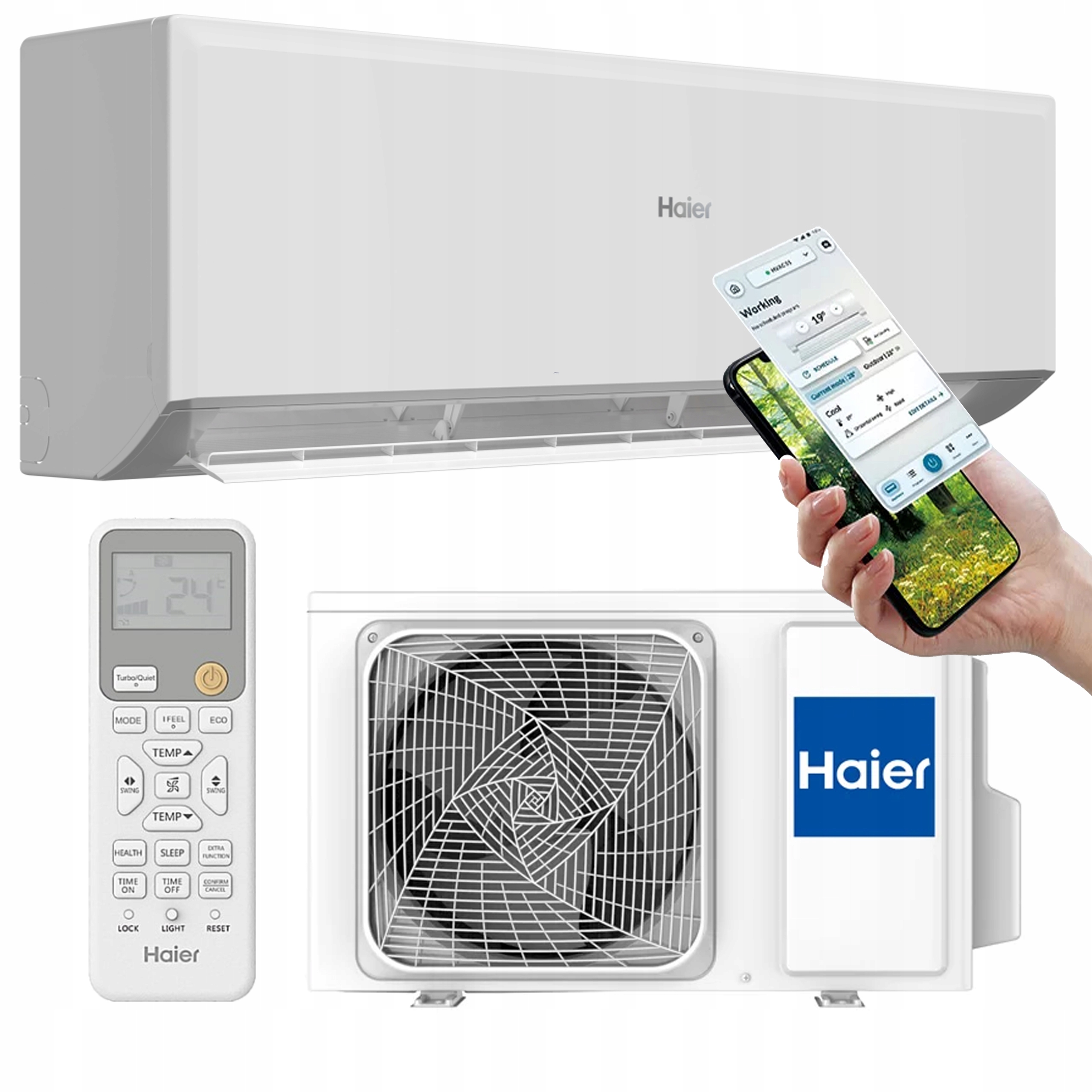 Klimatyzator ścienny Haier REVIVE Plus 3,5 kW Wi-Fi 3D iFeel A++ • Cena ...