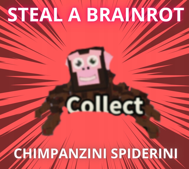 Chimpanzini Spiderini | Steal A Brainrot | Brainrot God | Roblox - Stan ...