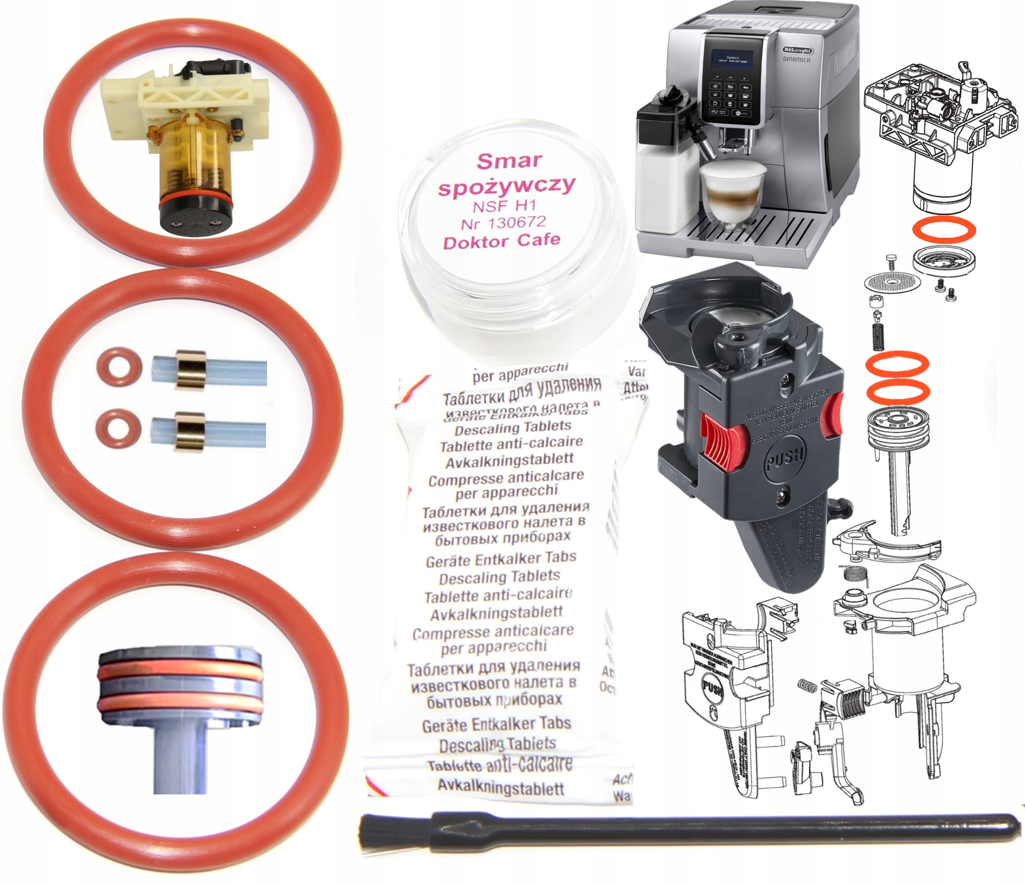 Uszczelka Spieniacz Delonghi - Niska cena na Allegro