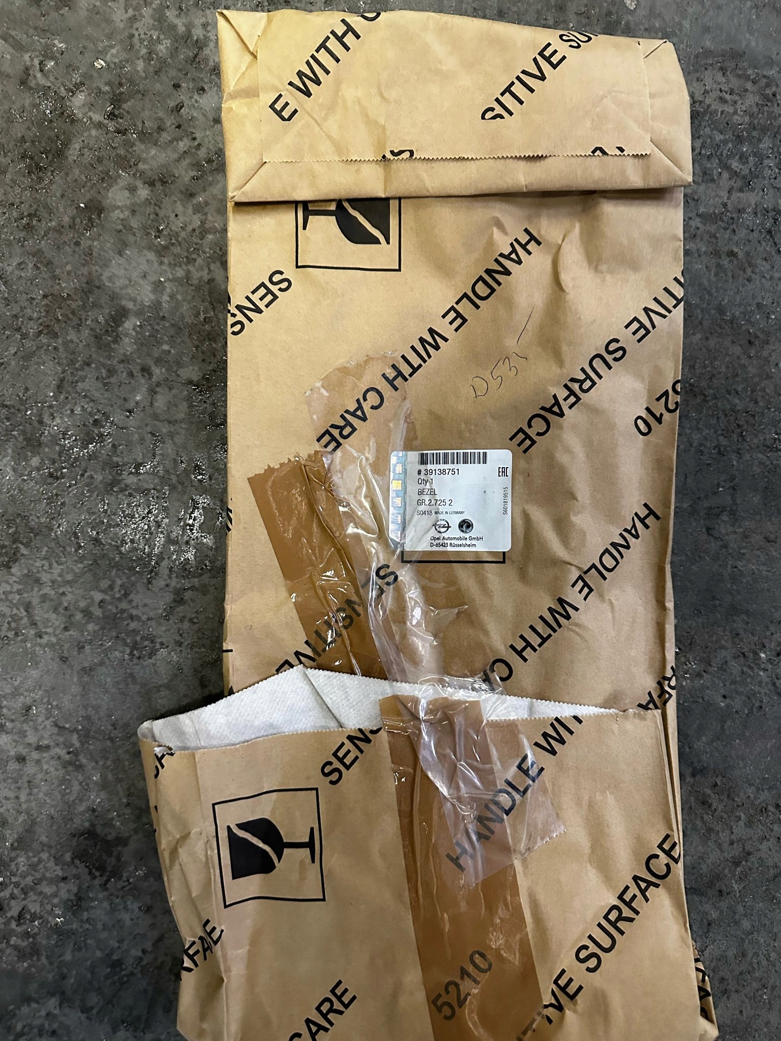 Opel OE 39138752 39138751 • Cena, Opinie - Allegro