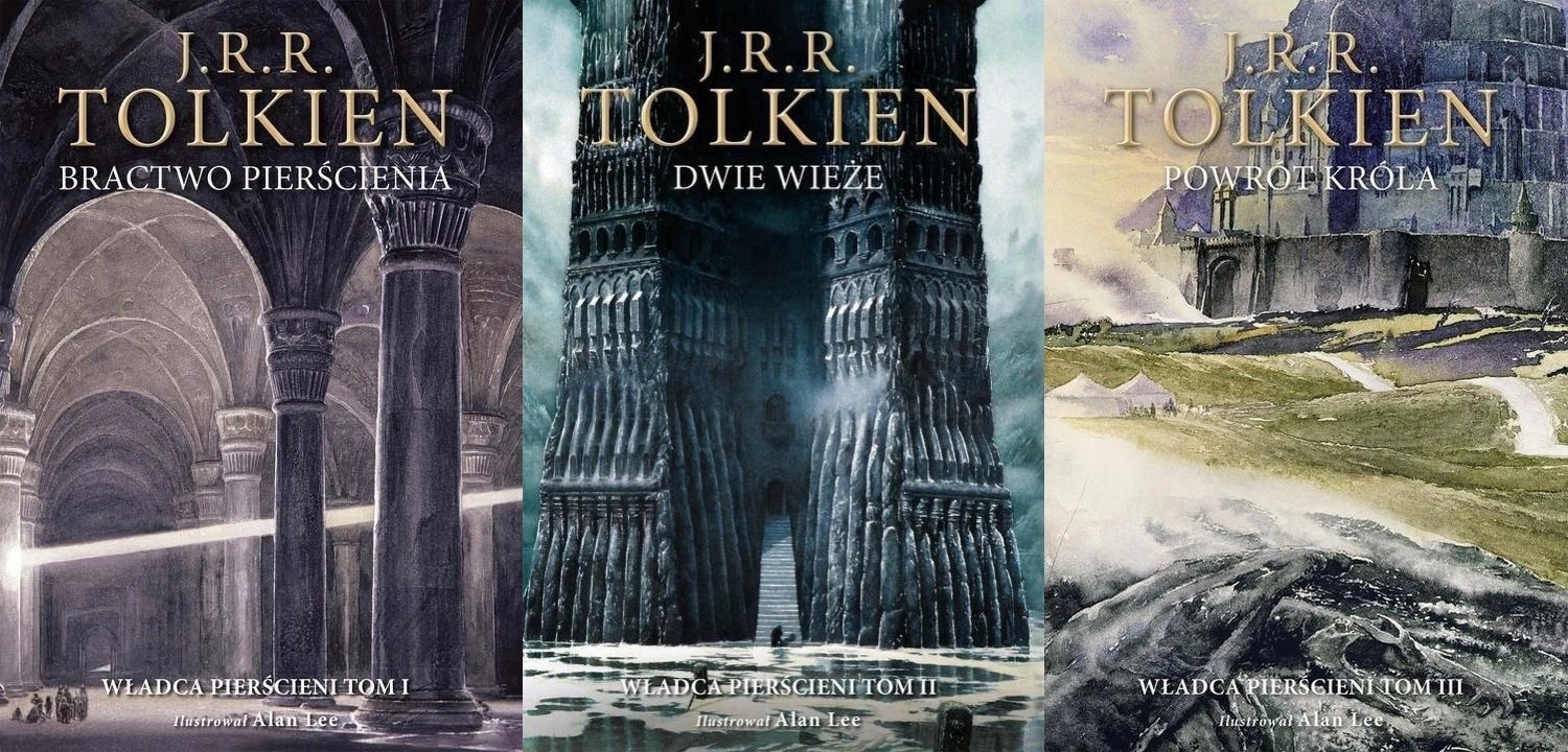 WŁADCA PIERŚCIENI Tom 1-3 Komplet J.R.R. Tolkien (12583714593 ...