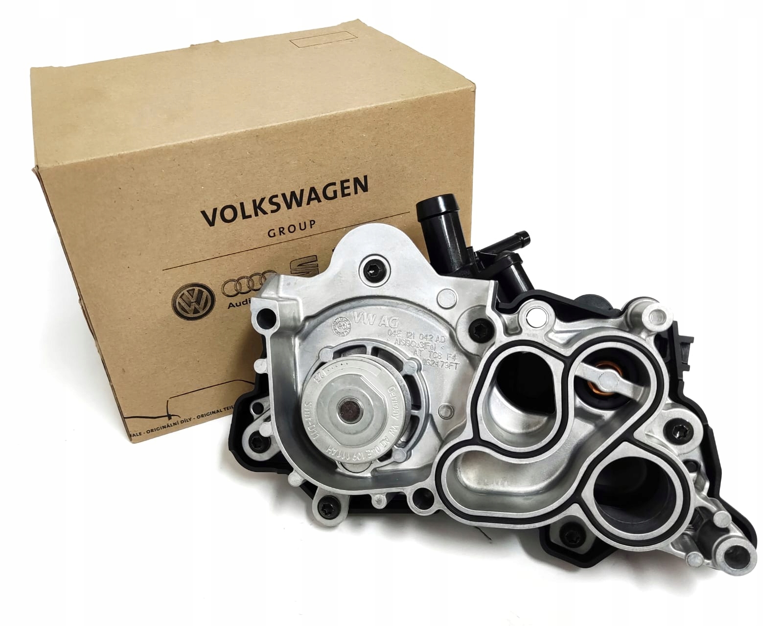 Pompa wody z termostatem 04E121600CS Volkswagen VW OE ORYGINAŁ ...