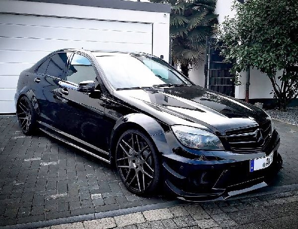 MERCEDES C KLASA W204 BLACK SERIES BODY KIT PAKIET PODKŁAD NOWOŚĆ ...
