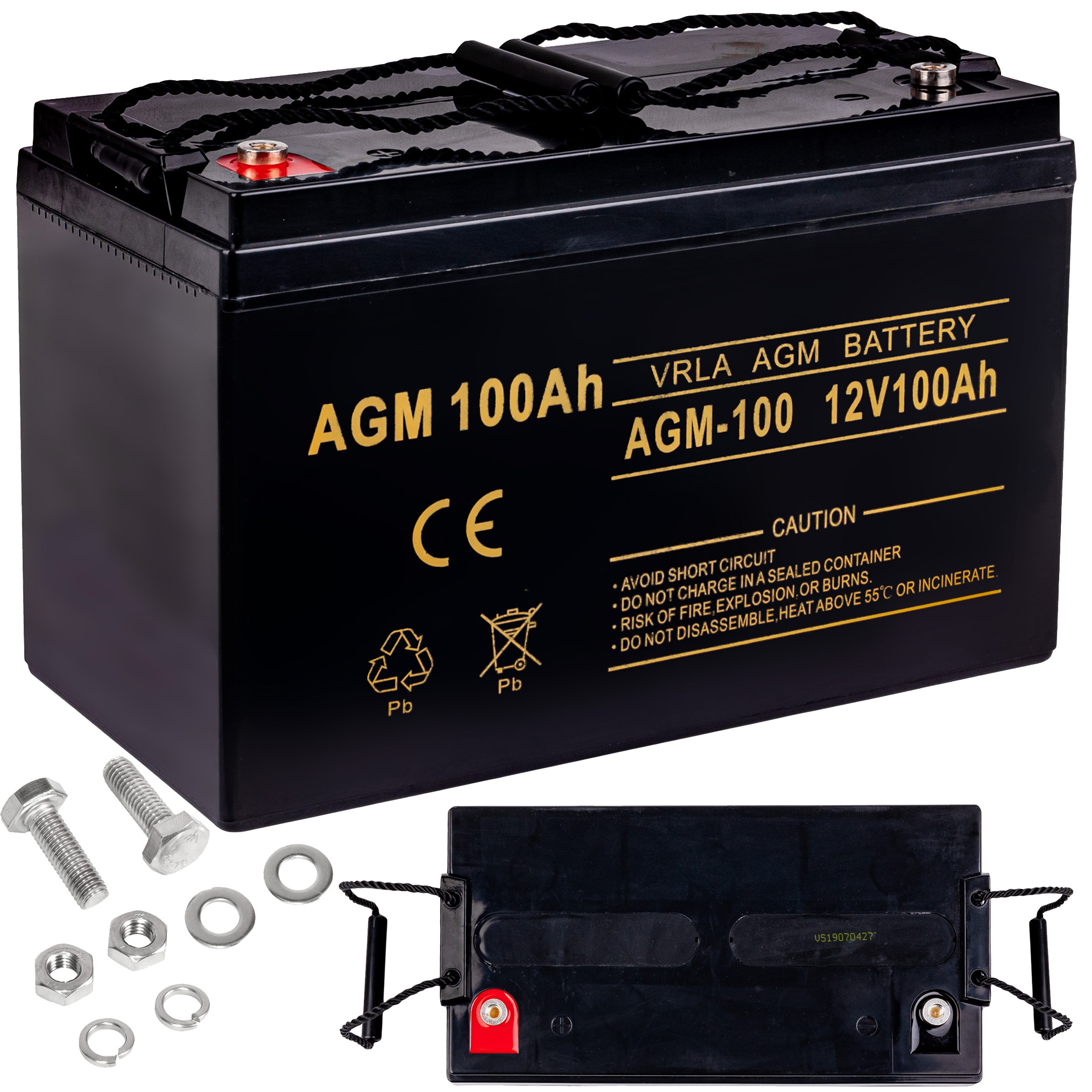 AKUMULATOR VOLT POLSKA AGM 100AH 12V VRLA MOCNY DO ZAISLANIA PIECA CO UPS - Sklep, Opinie, Cena ...