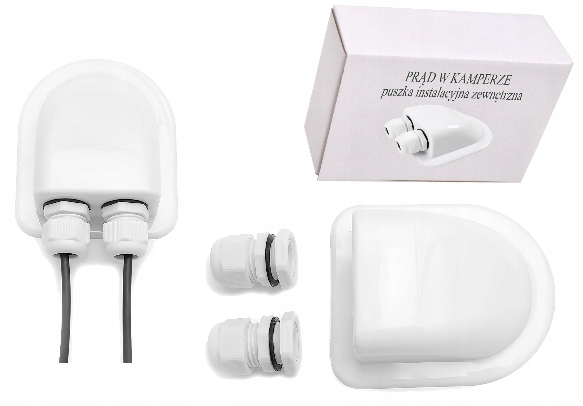 STREŠNÁ PRECHODKA PRE SOLÁRNY PANEL PVC BIELA PRE LODNÝ KARAVAN - Allegro