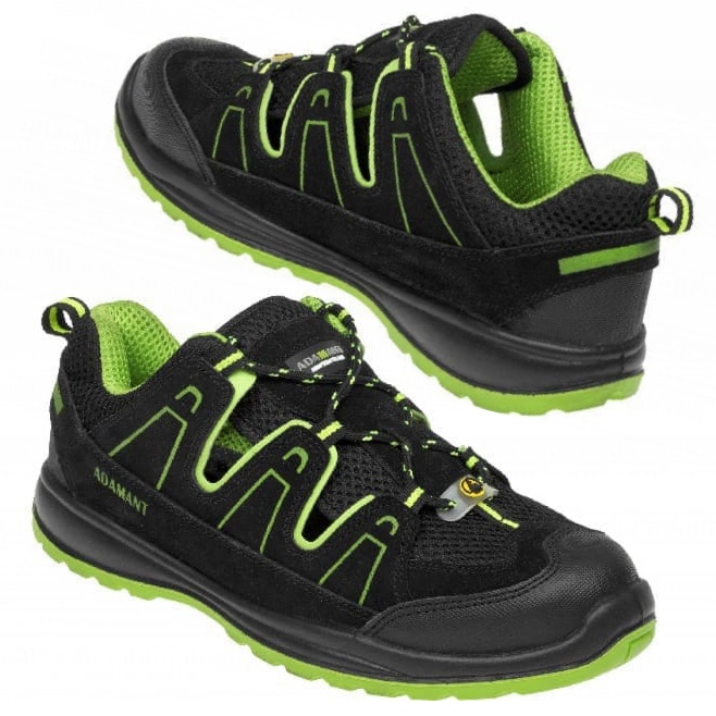 Obuwie robocze sandały Adamant ALEGRO S1P ESD GREEN rozmiar 47 ...