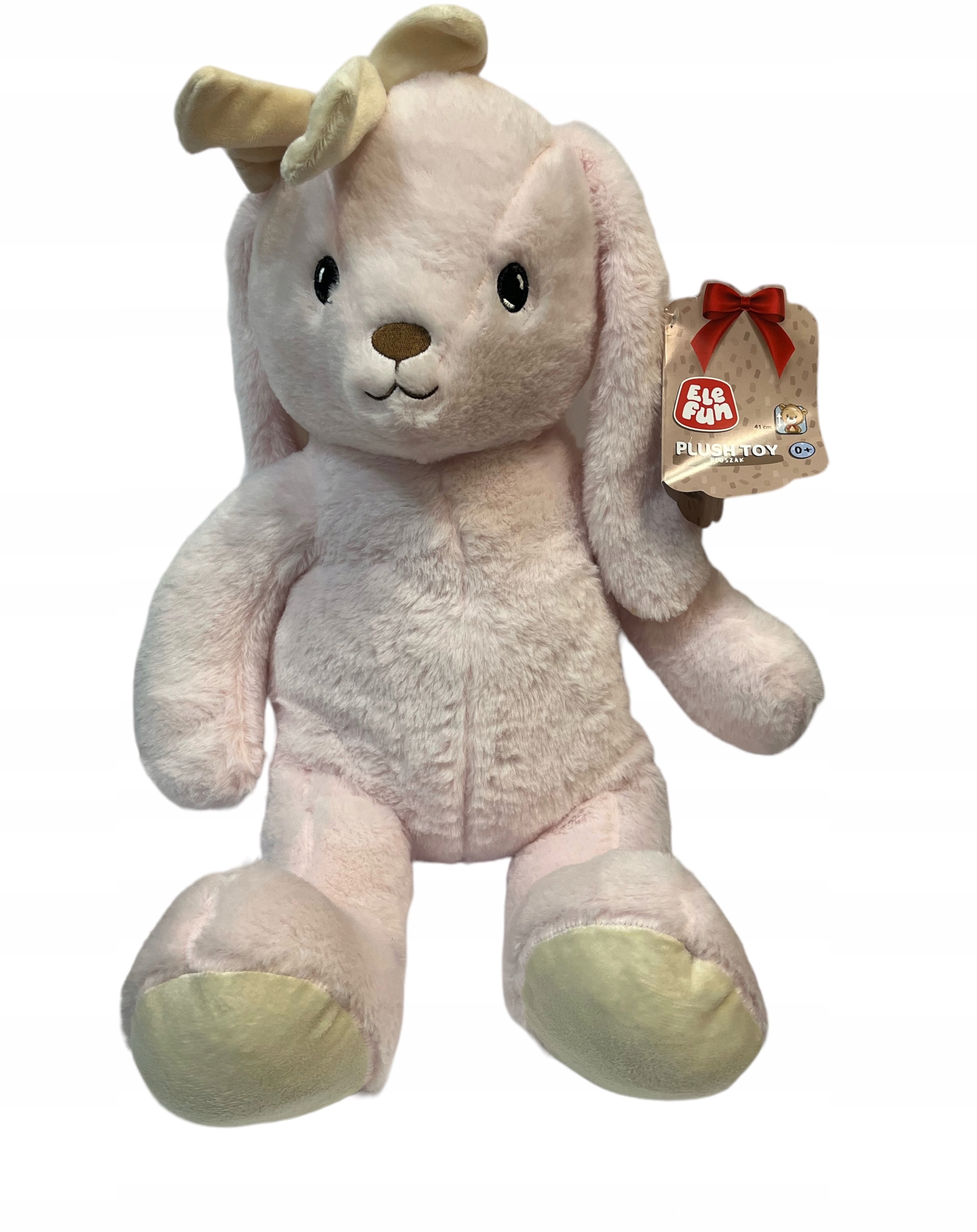 PLUSZAK MASKOTKA KRÓLIK PRZYTULANKA 40cm ELE FUN • Cena, Opinie - Allegro