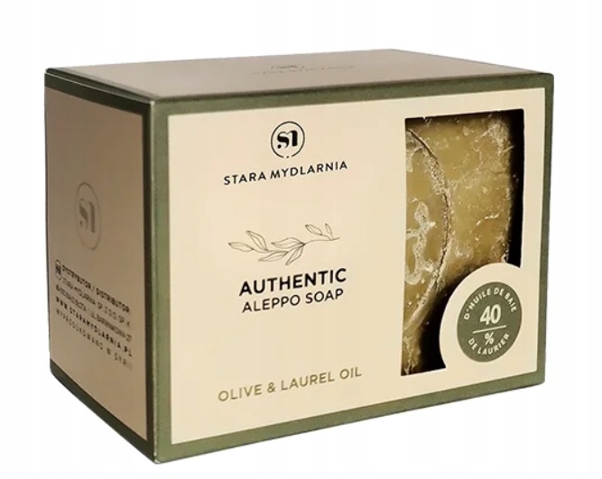 Stara Mydlarnia Aleppo mydło 40% oleju laurowego 190g • Cena, Opinie - Allegro
