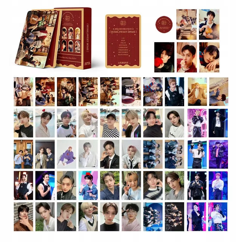 54Pcs/Box Kpop Stray Kids Lomo Card Photocard 14829950745 - Sklepy ...
