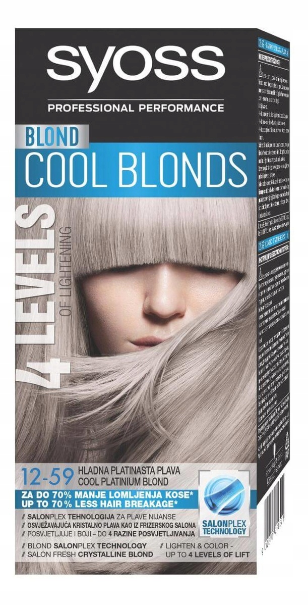 Syoss farba do włosów Chlodny Platynowy Blond (09000101210521) • Cena, Opinie • Koloryzacja ...