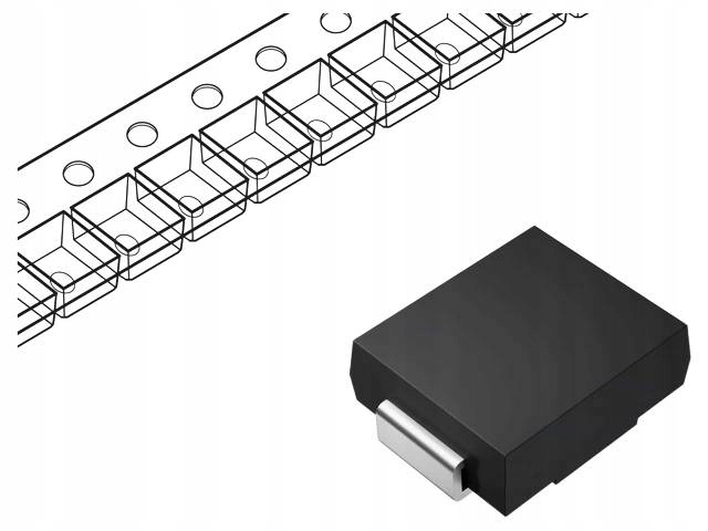 ES3F-E3/57T SMD egyenirányító dióda 300V 3A 35ns DO214AB x3db. T ...