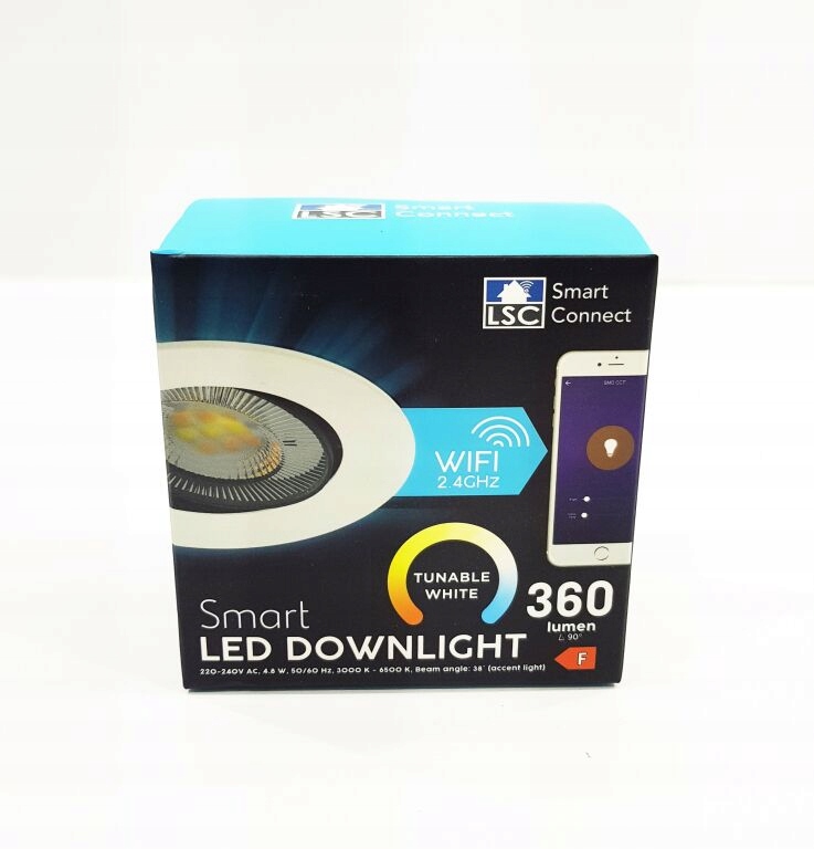 LAMPKA SUFITOWA LSC SMART SMART LED DOWNLIGHT WIF • Cena, Opinie ...