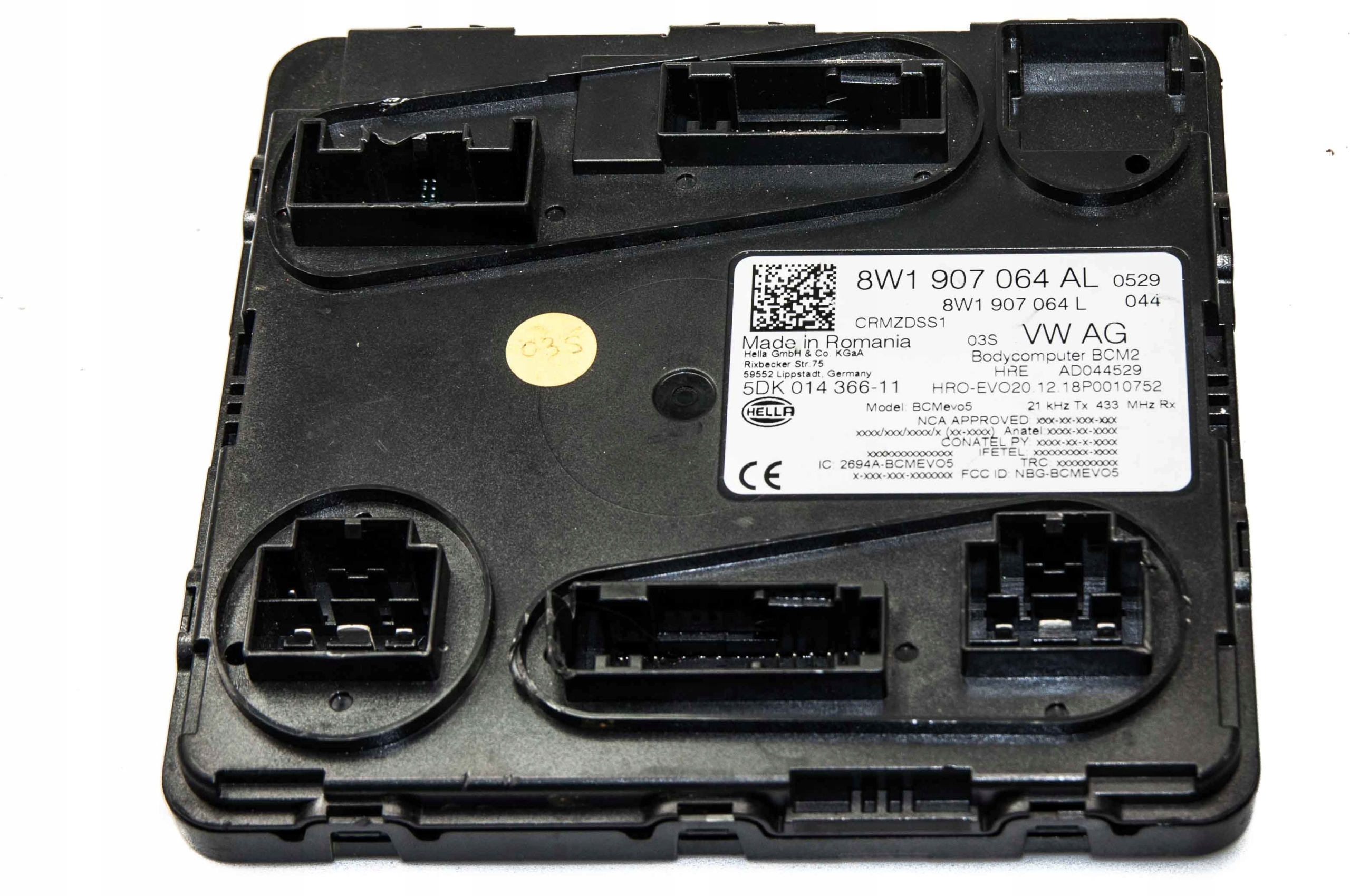 MODUŁ KOMFORTU BCM LED 8W1907064AL AUDI VW SKODA za 500.00PLN z ...