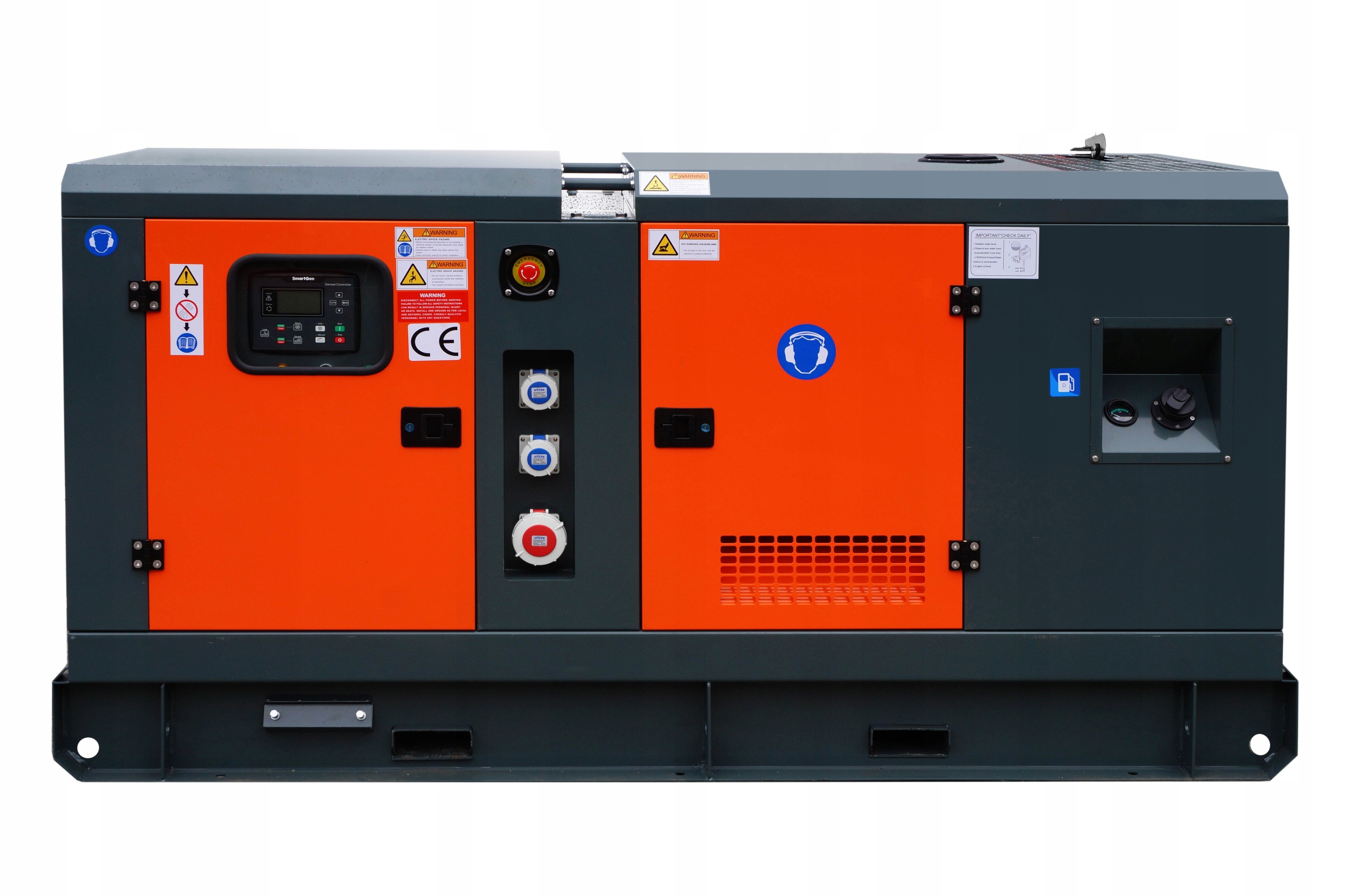 Agregat prądotwórczy stacjonarny trójfazowy KrafTWele 22400 W olej napędowy (5907339078401 ...