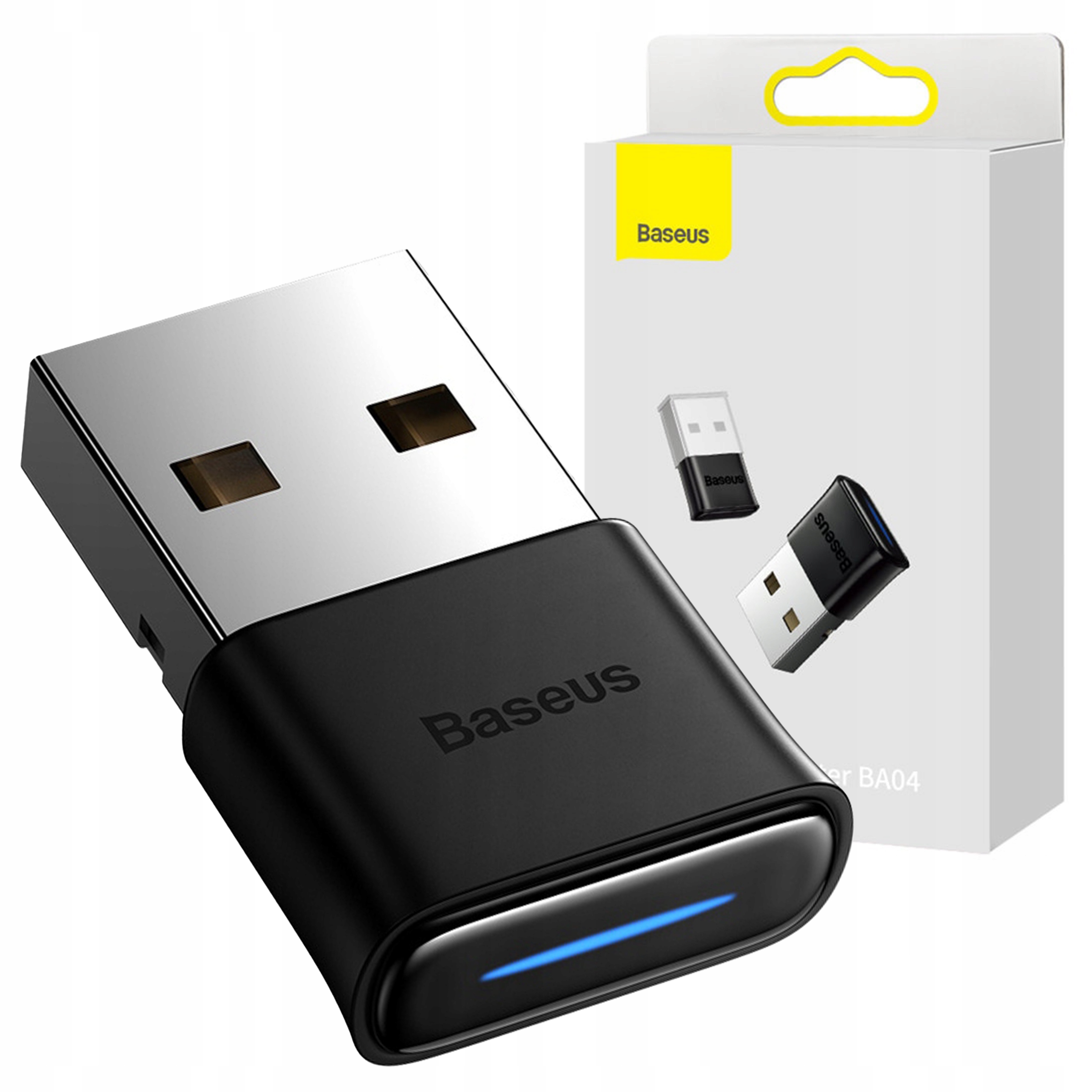 BASEUS ADAPTER BLUETOOTH 5.0 USB ODBIORNIK NADAJNIK DO KOMPUTERA ...