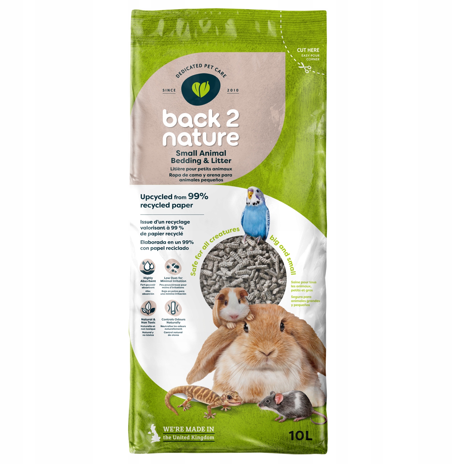 Żwirek Papierowy Back 2 Nature - Niska cena na Allegro