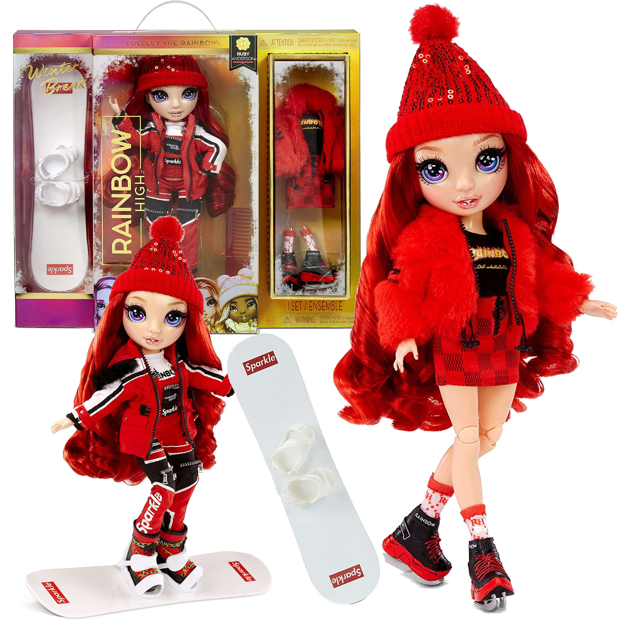 Lalka Mga Entertainment Rainbow High Zimowa Ruby Anderson - porównaj ...