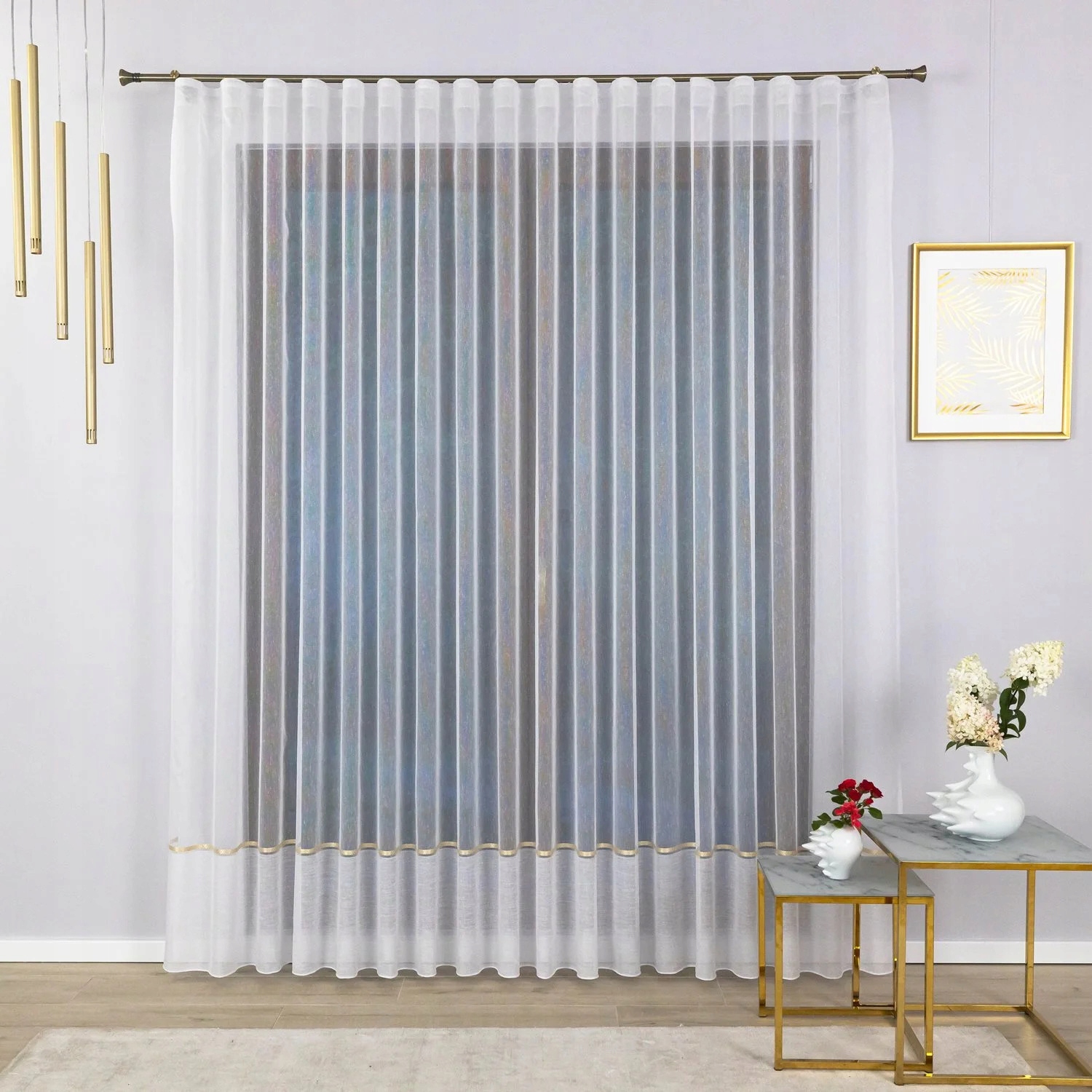 LUCCA SABLE FÜGGÖNY FEHÉR, ÁTVEZETŐS 200x190 za 26210.00HUF-ért - Allegro