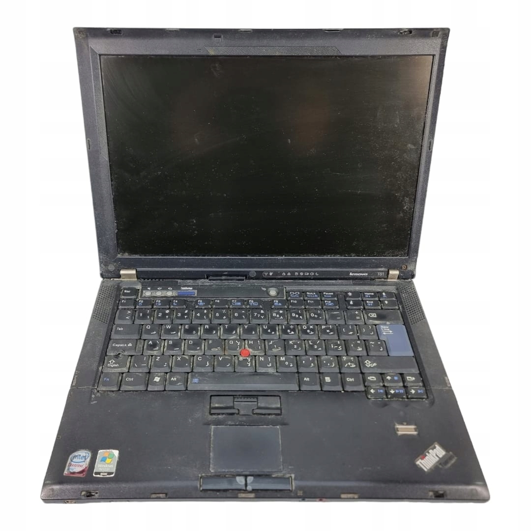 Laptop Lenovo Thinkpad T61 AG049 0 " Intel 486 0 GB czarny • Cena ...