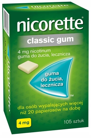 Nicorette Classic Gum 4 mg 105 szt. 12458139678 - Allegro.pl Nicorette Classic Gum 4 mg 105 szt. 12458139678 - Allegro.pl