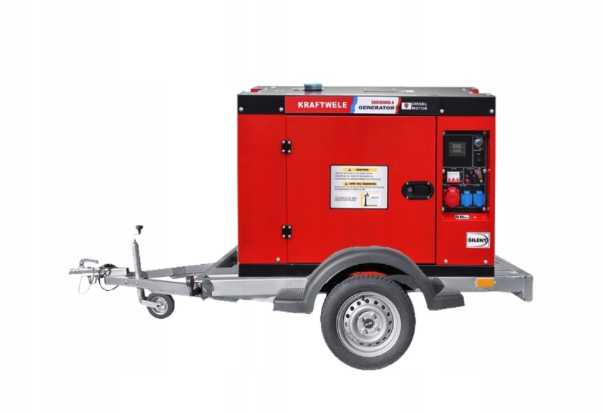 AGREGAT GENERATOR PRĄDOTWÓRCZY 18 KVA 3F PRZYCZEPA (SDG18000-A 3F ...