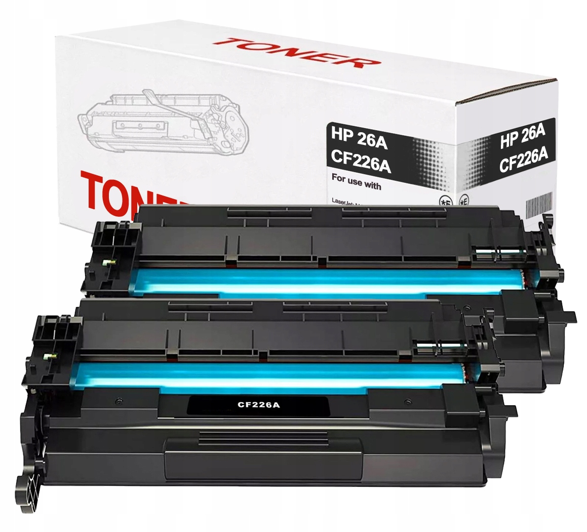 2X TONER 26A 226A CF226A DO DRUKARKI HP LASERJET PRO M402 M426 3100 ...