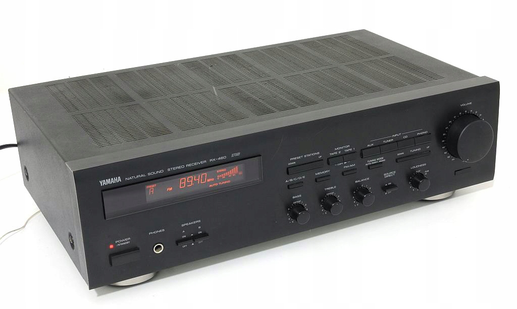 Amplituner Yamaha RX-460 BL 2.0 czarny - porównaj ceny - Allegro.pl