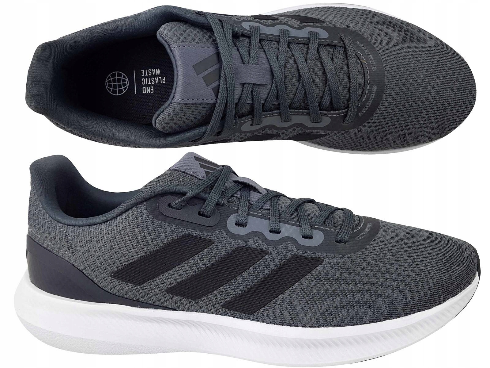 ADIDAS RUNFALCON 3.0 HP7548 BUTY MĘSKIE SZARE (4066748218325) • Cena ...