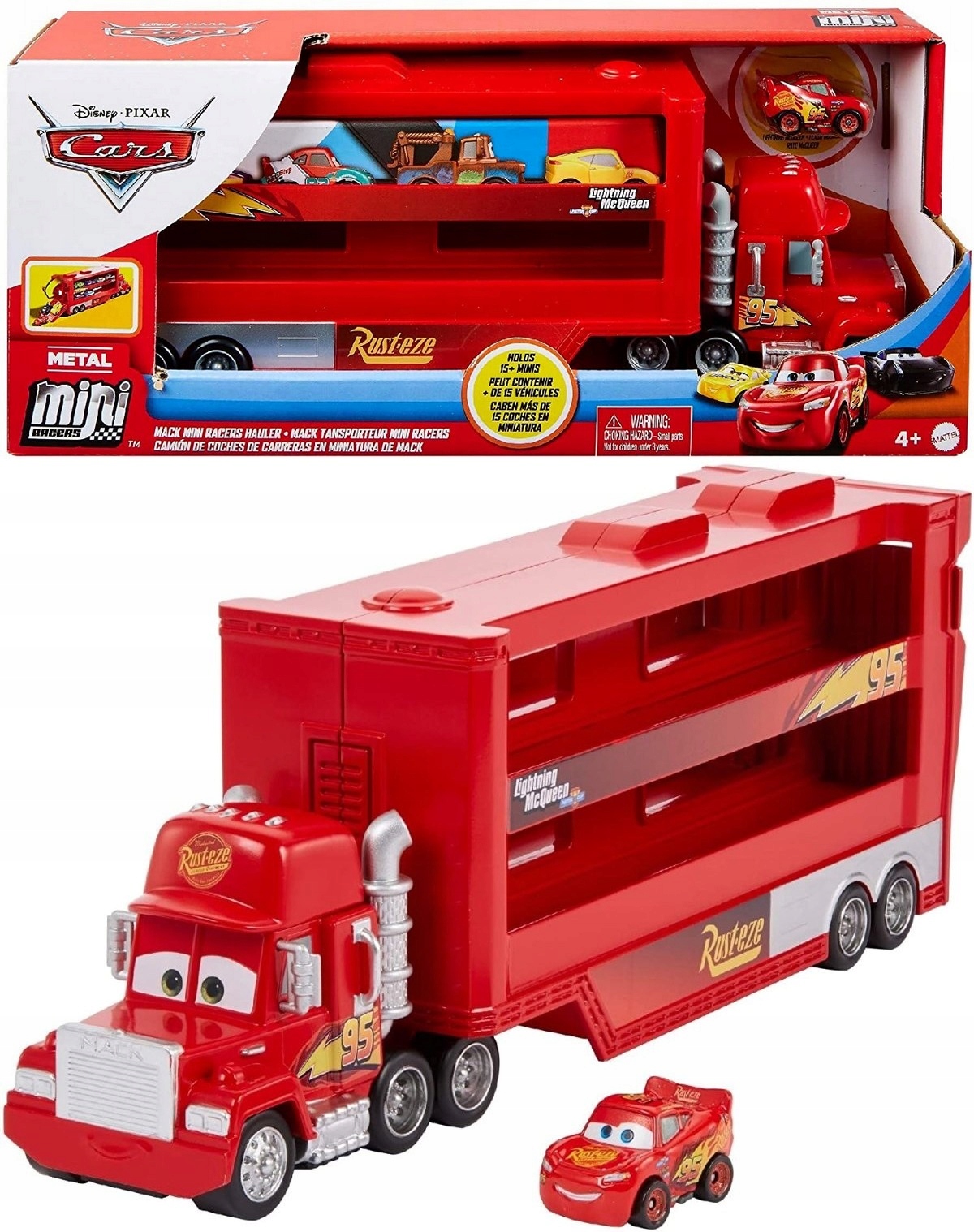 Mattel Auta Cars Mini Racer Maniek Transporter Pojazdem GNW34 ...