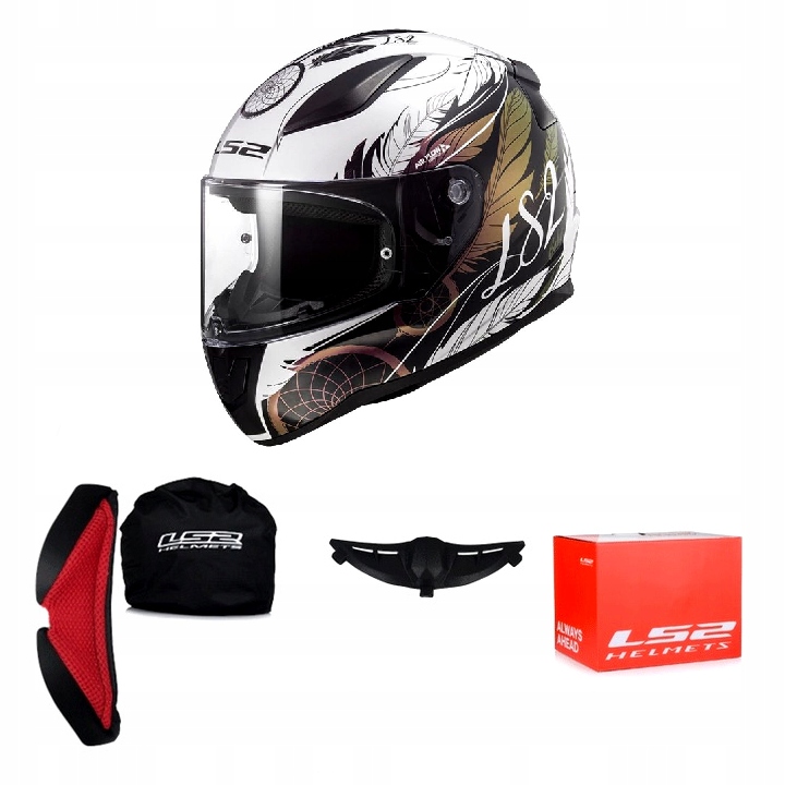 LS2 FF353 RAPID II BOHO KASK MOTOCYKLOWY Homoloacja ECE22.06 SYSTEM ...