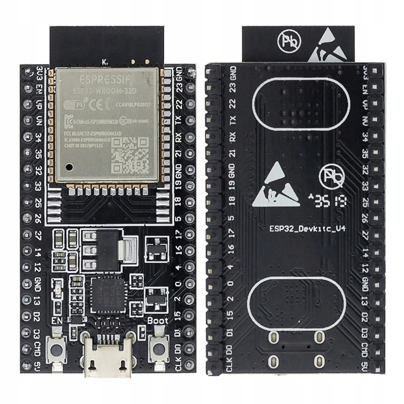 Prototypová deska ESP32-WROOM-32D DEVKIT V4 WIFI ESP-32 za 241 Kč - Allegro