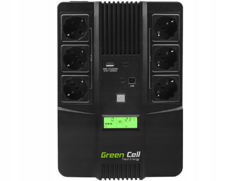 Zasilacz UPS Green Cell UPS06 600 VA 360 W - Sklep, Opinie, Cena w Allegro