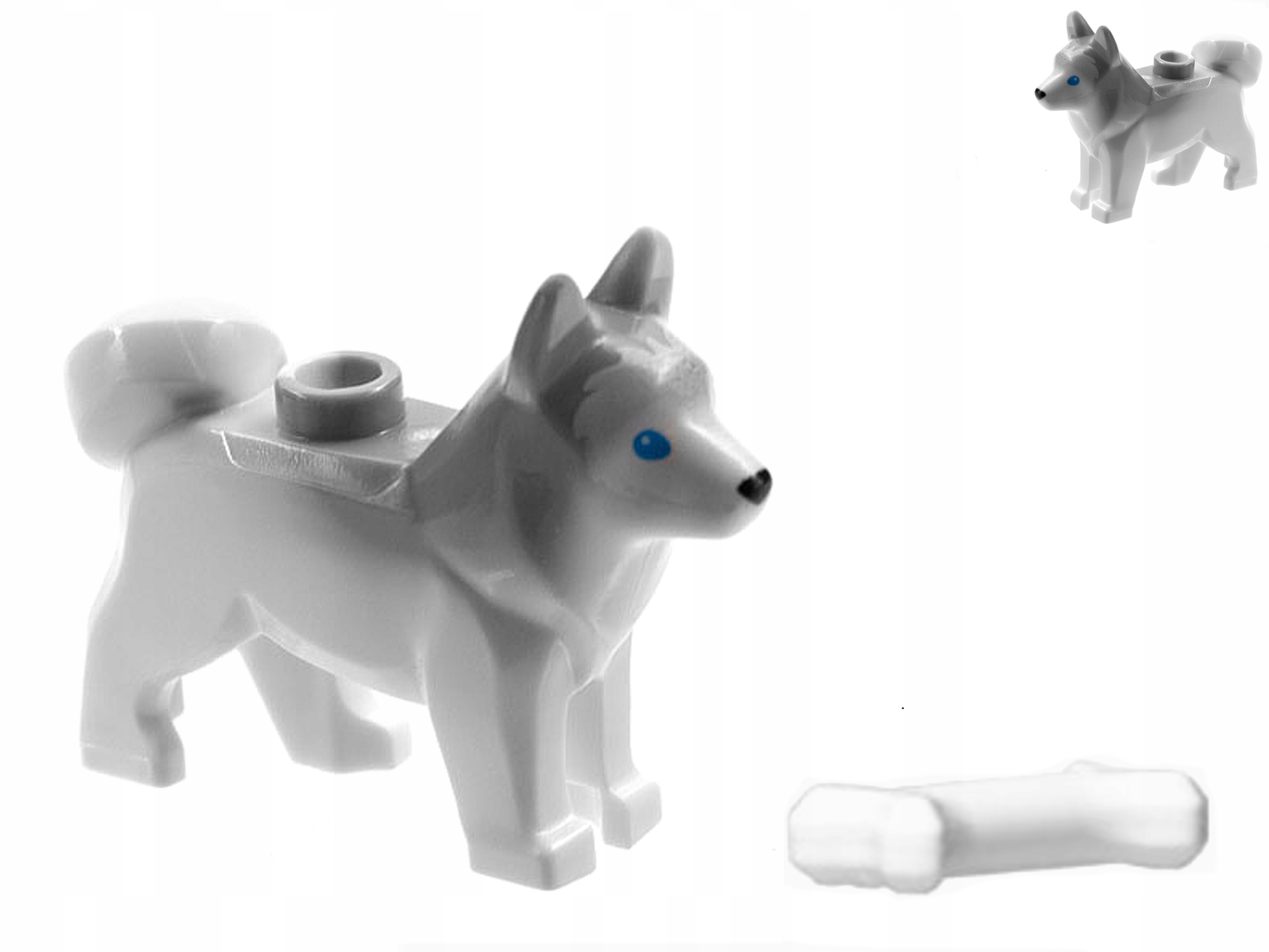 LEGO Zwierzęta - Pies Husky Syberyjski + kość 13401929586 - Allegro.pl